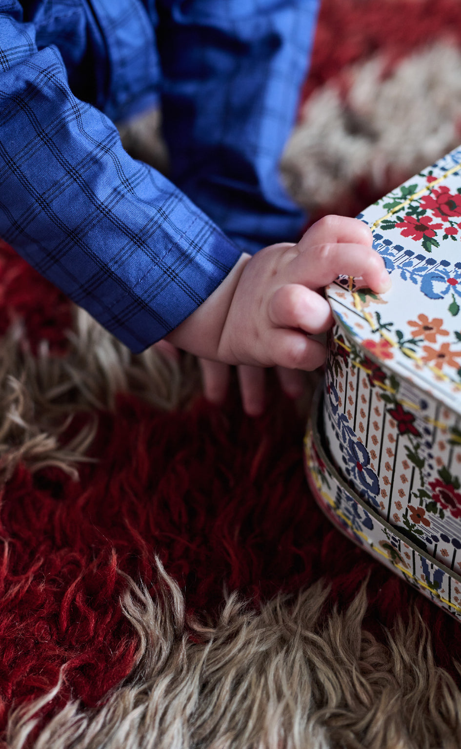 Caramel Luxury Stirling Children's Long Wool Kilt - Chocolate Brown Check
