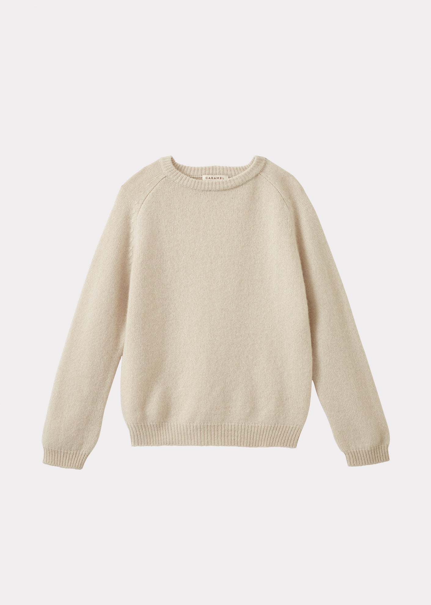 Caramel Luxury Poa Children'S Cashmere Jumper - Ecru / Cream