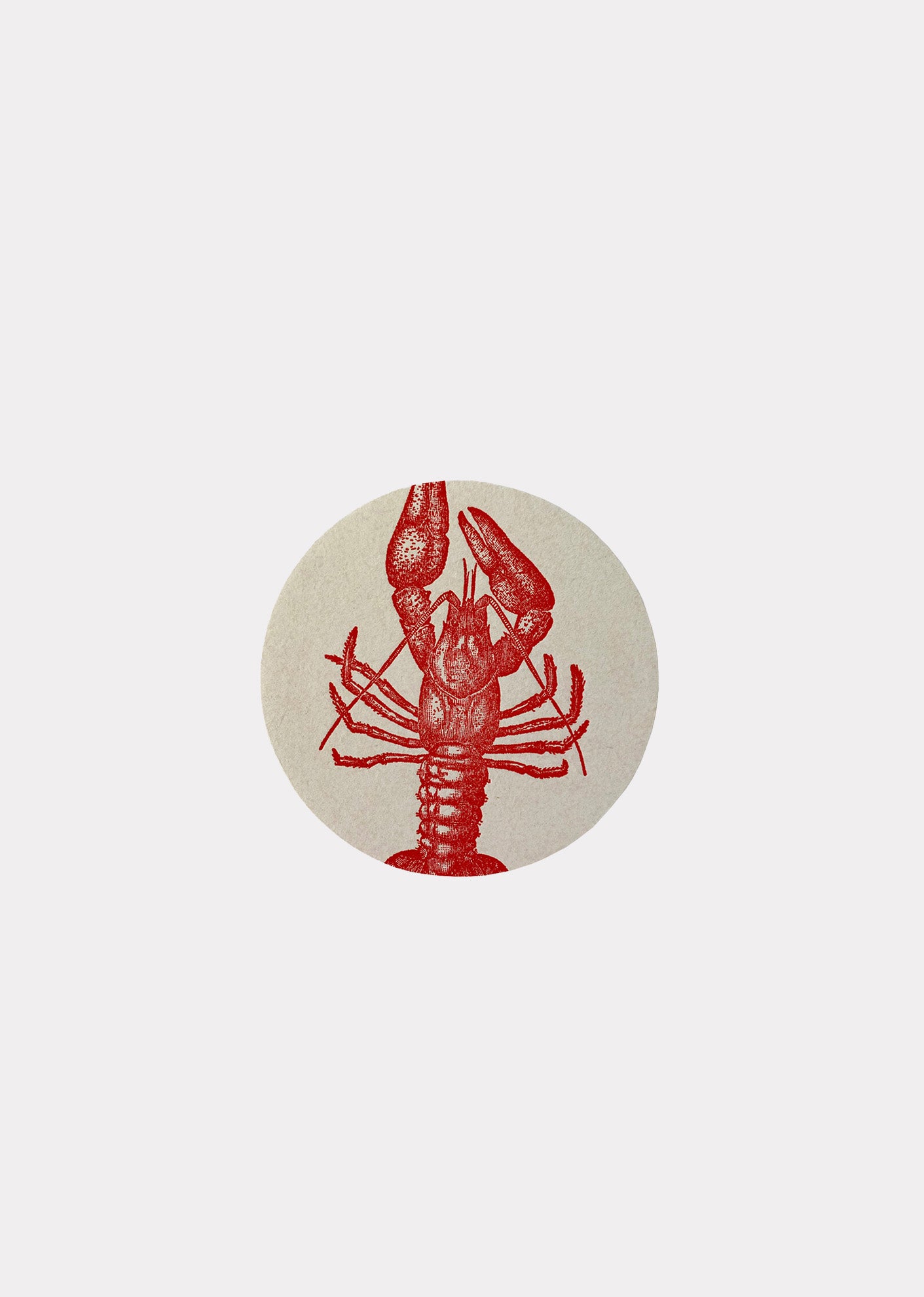 Sesame Press Luxury Lobster Lobster Coaster (Set Of 8)