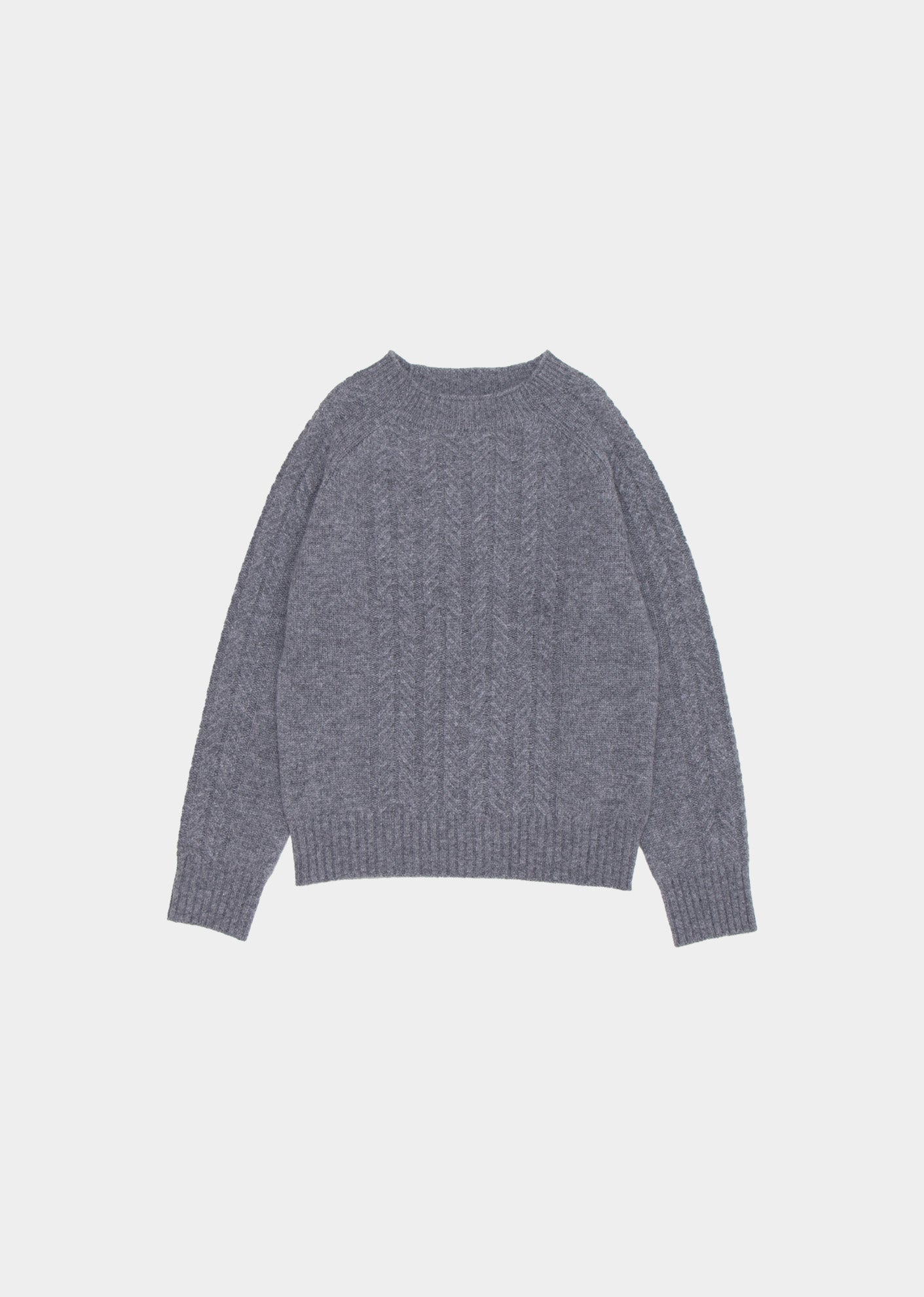 Caramel Luxury Scout Children's Cashmere Jumper - Light Grey